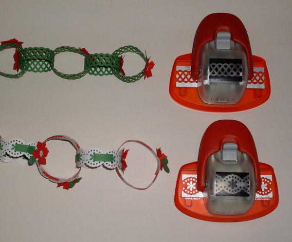 The Papercraft Post: Paper-Punched Paper Chains Tutorial