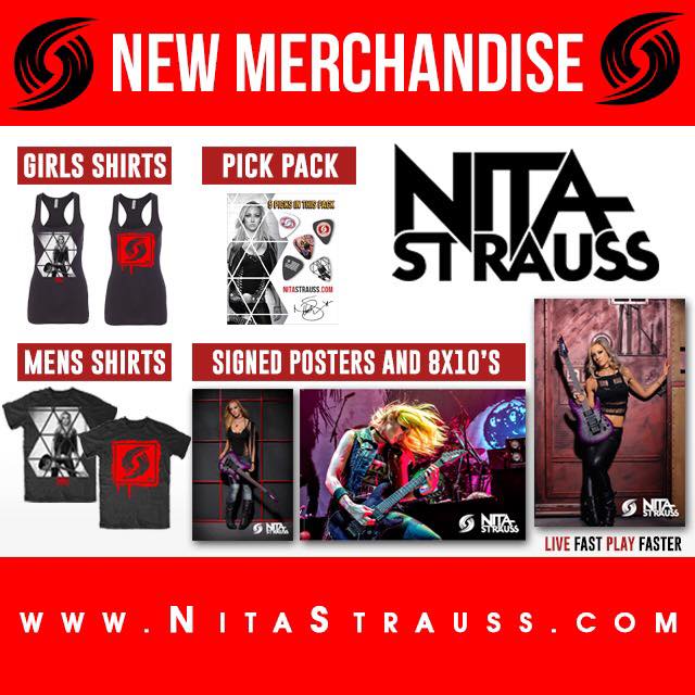 Nita Strauss: Summer merch is finally here!!!