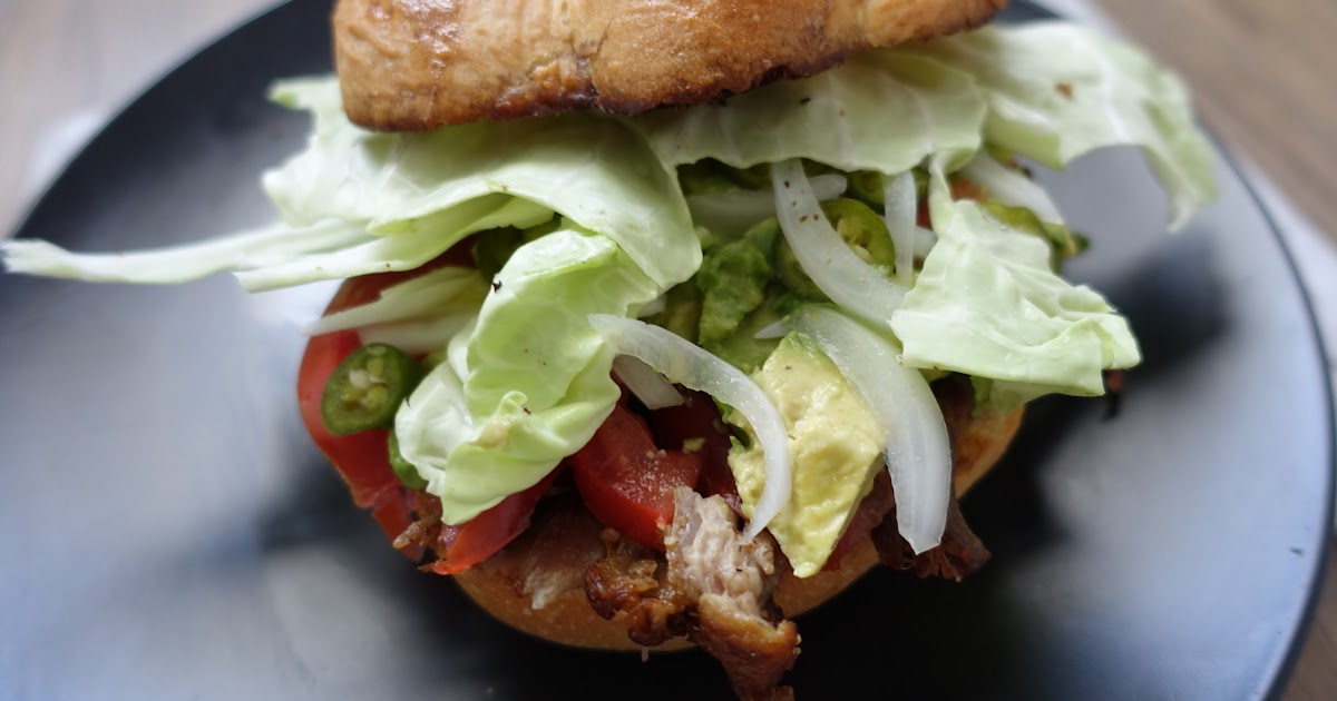 Semi Homemade Crispy Carnitas Tortas - Kathy Nom Nom