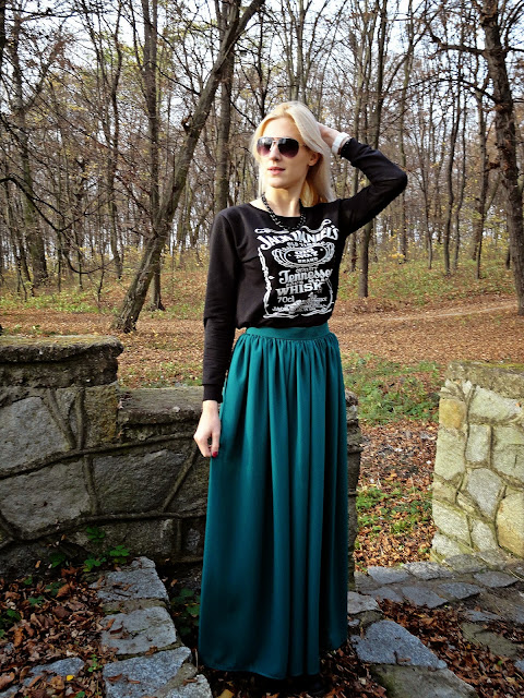 Jack Daniels i spódnica maxi - Magia Sióstr blog modowy: moda ...