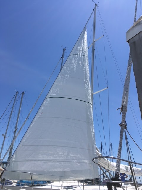 SV Hokulani: Heavy weather sails