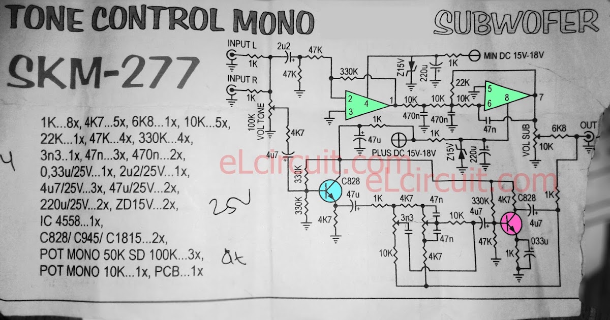 Terpopuler 14 Skema Pcb Tone Control Mono Simple Dan Minimalis, Skema Pcb