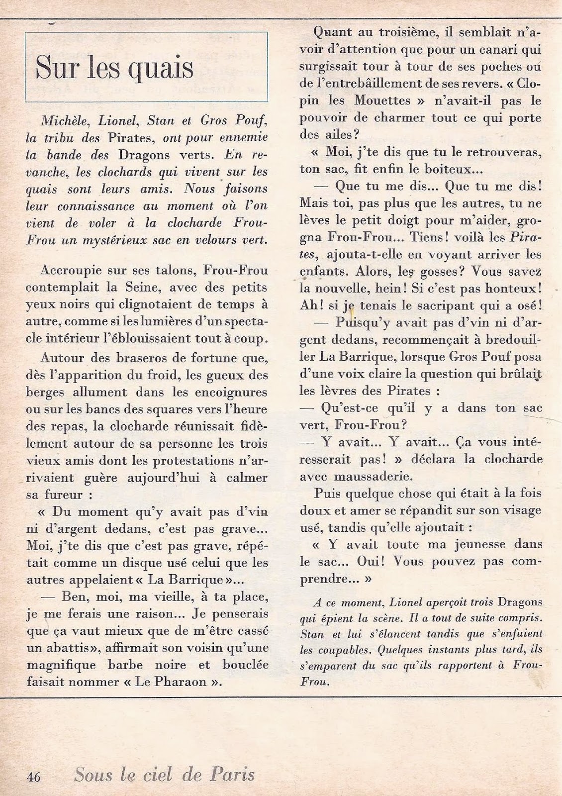 école : références: Lecture CM1 : Paris (4 textes)