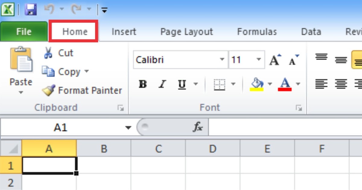 Mengaktifkan Menu Menu Pada Microsoft Excel 2010 Tidak5