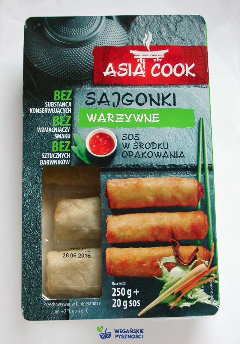 SMACZNE I WEGAŃSKIE: SAJGONKI WARZYWNE Asia Cook