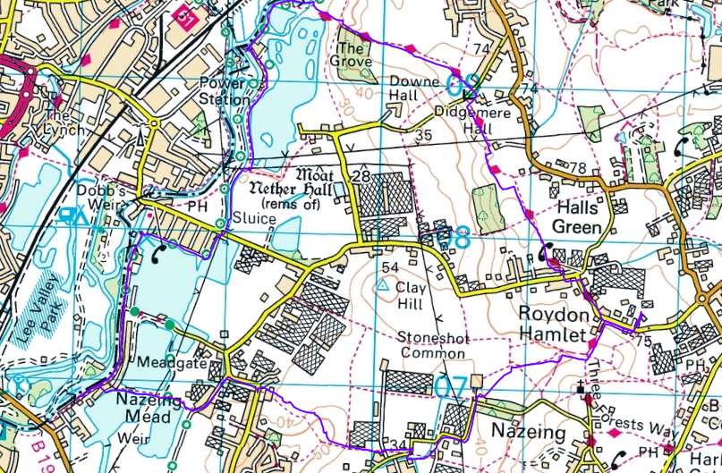 My Adventures 3: Roydon/Nazeing Circular Walk 24th March 2018