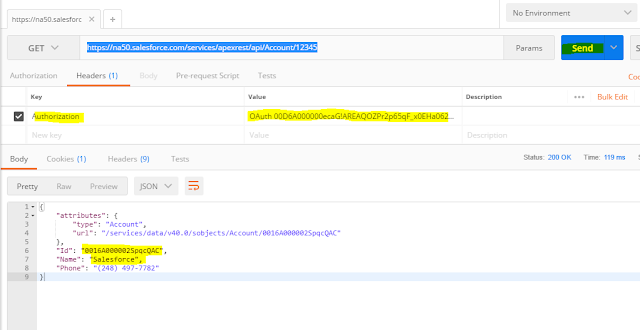 Amit Salesforce Salesforce Tutorial Test Salesforce Api By Postman