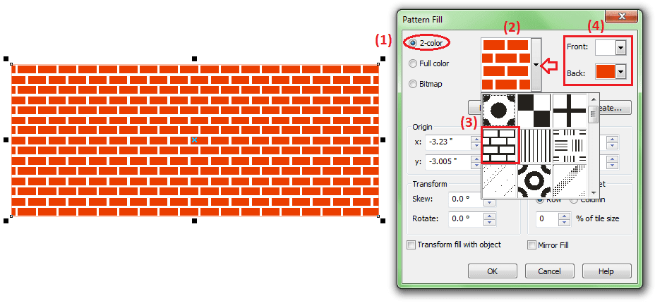 Fungsi Fill Color dan Outine pada Coreldraw – Pusat Komputer