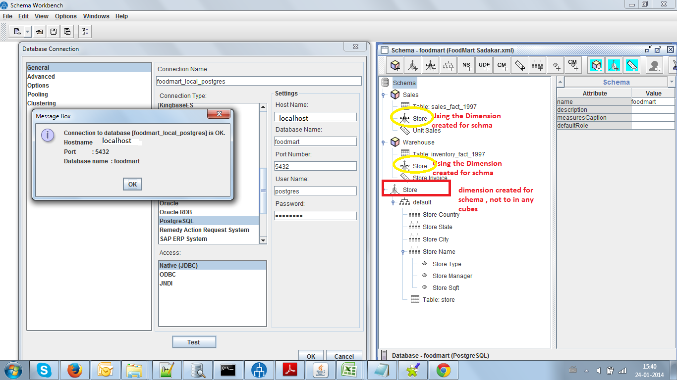 Hitachi Vantara Pentaho Bi Suite Tutorials Dimension Usage Example In Pentaho Schema Workbench