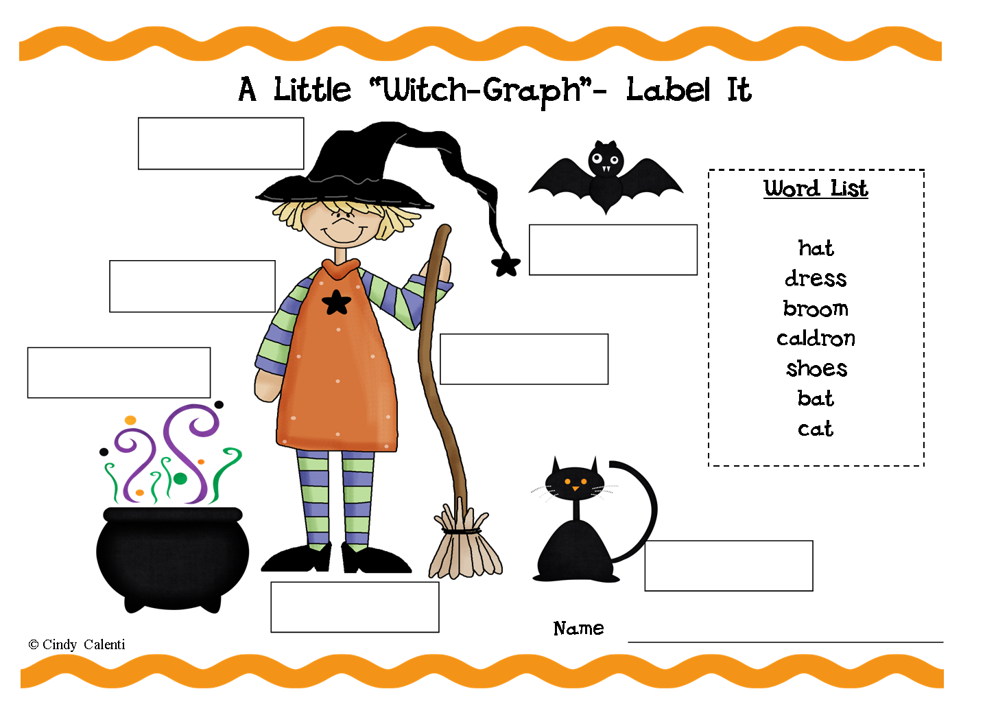 Granny Goes to School: Little Witch Door Decor and Freebie