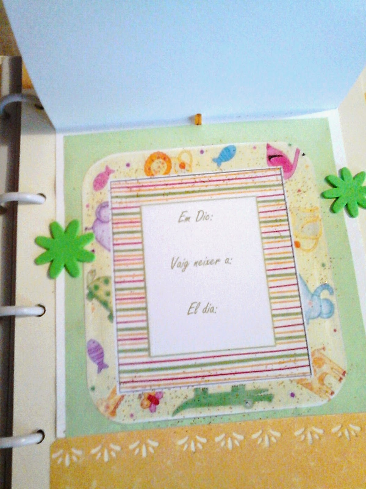 ANGIE: TALLER DE SUEÑOS: Mi primer Álbum de bebe