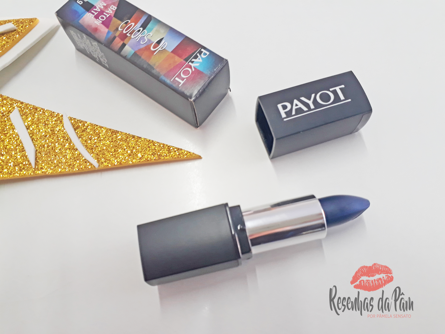 Payot Batom Azul Matte Royal Kirki - Pâmela Sensato | Resenhas & Afins