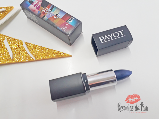 Payot Batom Azul Matte Royal Kirki - Pâmela Sensato | Resenhas & Afins