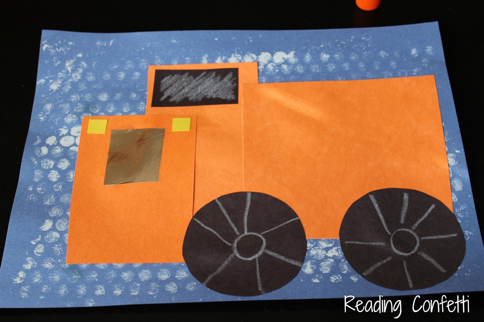 3-D Shape Snowplow (Craft for Boys) ~ Reading Confetti