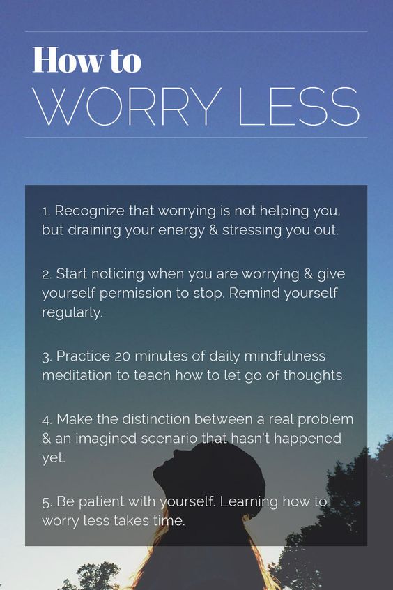 How To Worry Less