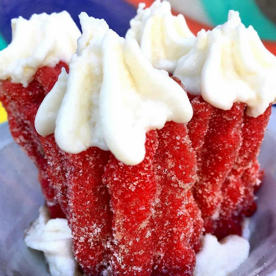 Churros Red Velvet | Recetas Gratis