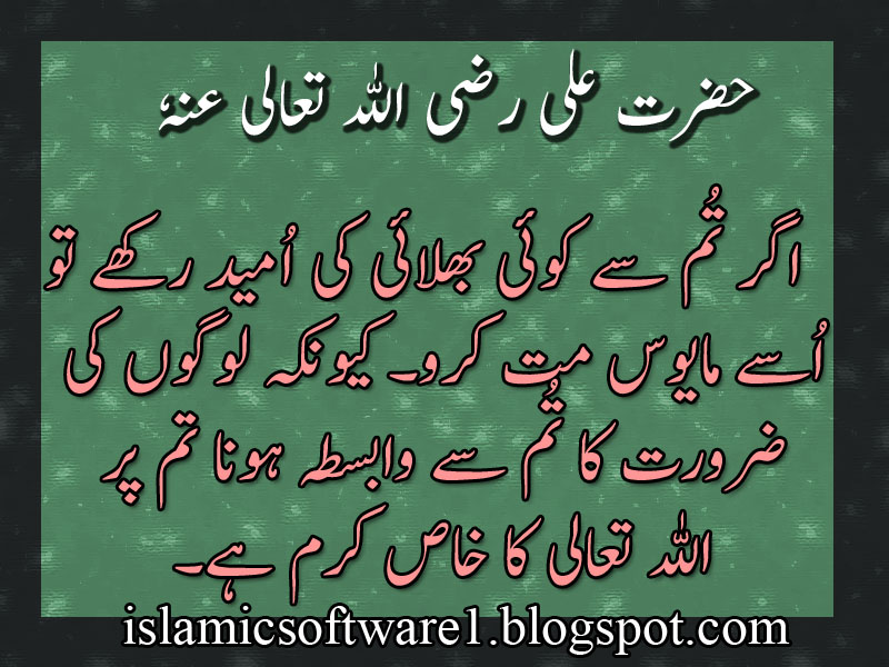 Nice Wallpapers, Islamic Wallpapers, Aqwal e Zareen: Hazrat Ali A.S ...