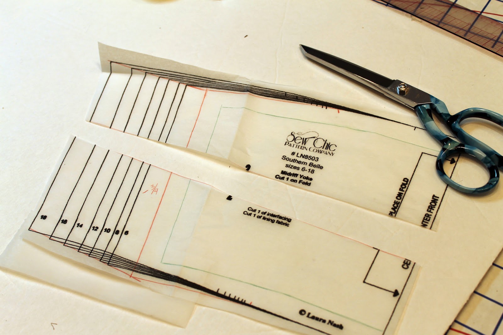 Sew Chic Pattern Company: Pattern Resizing Part 2 - Large to Small