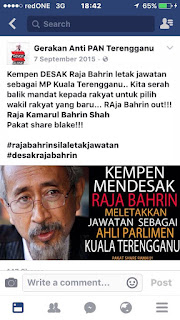 TODAY TERENGGANU: RAJA BAHRIN JENIS MUKA TAK MALU