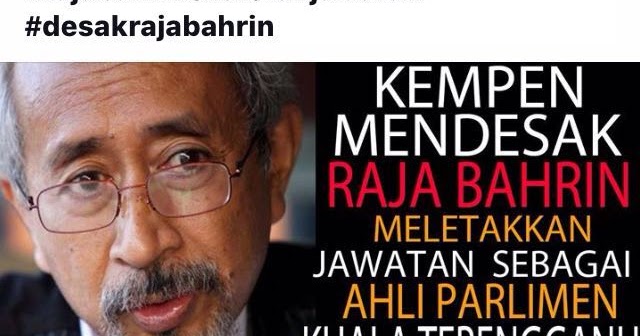 TODAY TERENGGANU: RAJA BAHRIN JENIS MUKA TAK MALU
