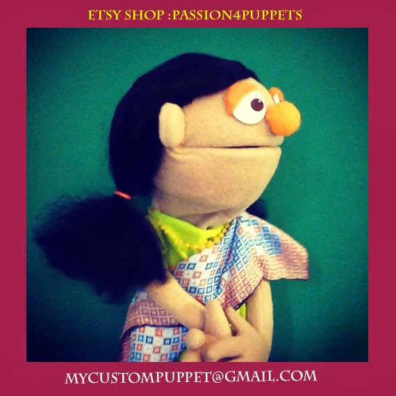 PASSION 4 PUPPETS : Little girl Amazing Custom puppet