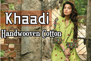 Khaadi Hand Woven Cotton Fabric | Khaadi Handwoven Dresses 2013