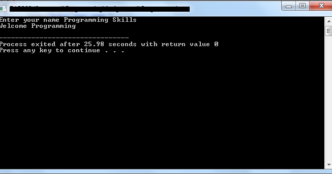Write A C Program To Prompt The User To Input Her His Name And Print This Name On The Screen