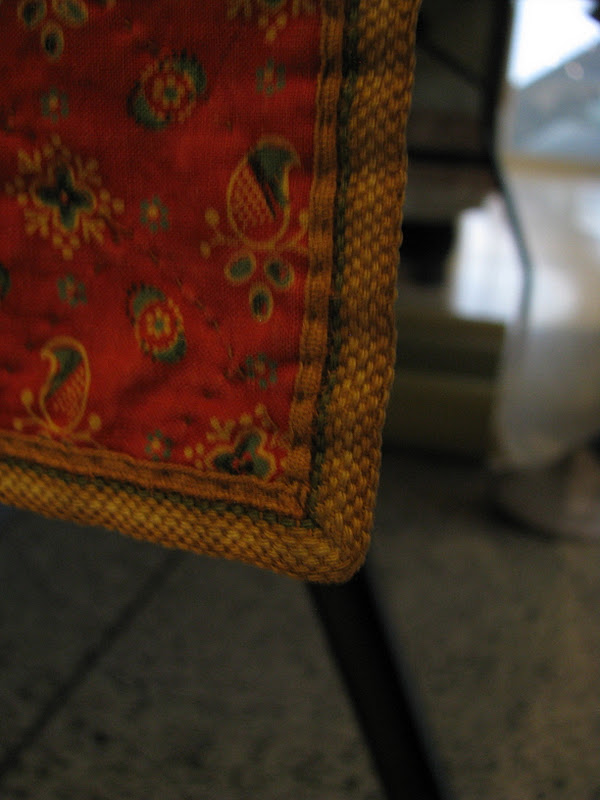 Collector With A Needle: Fringe, Tape Binding and Gallery Wall Progress