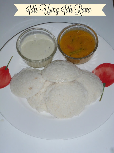 Cooking In Paris: Idli Using Idli Rava - Mixie Method / How To Make ...