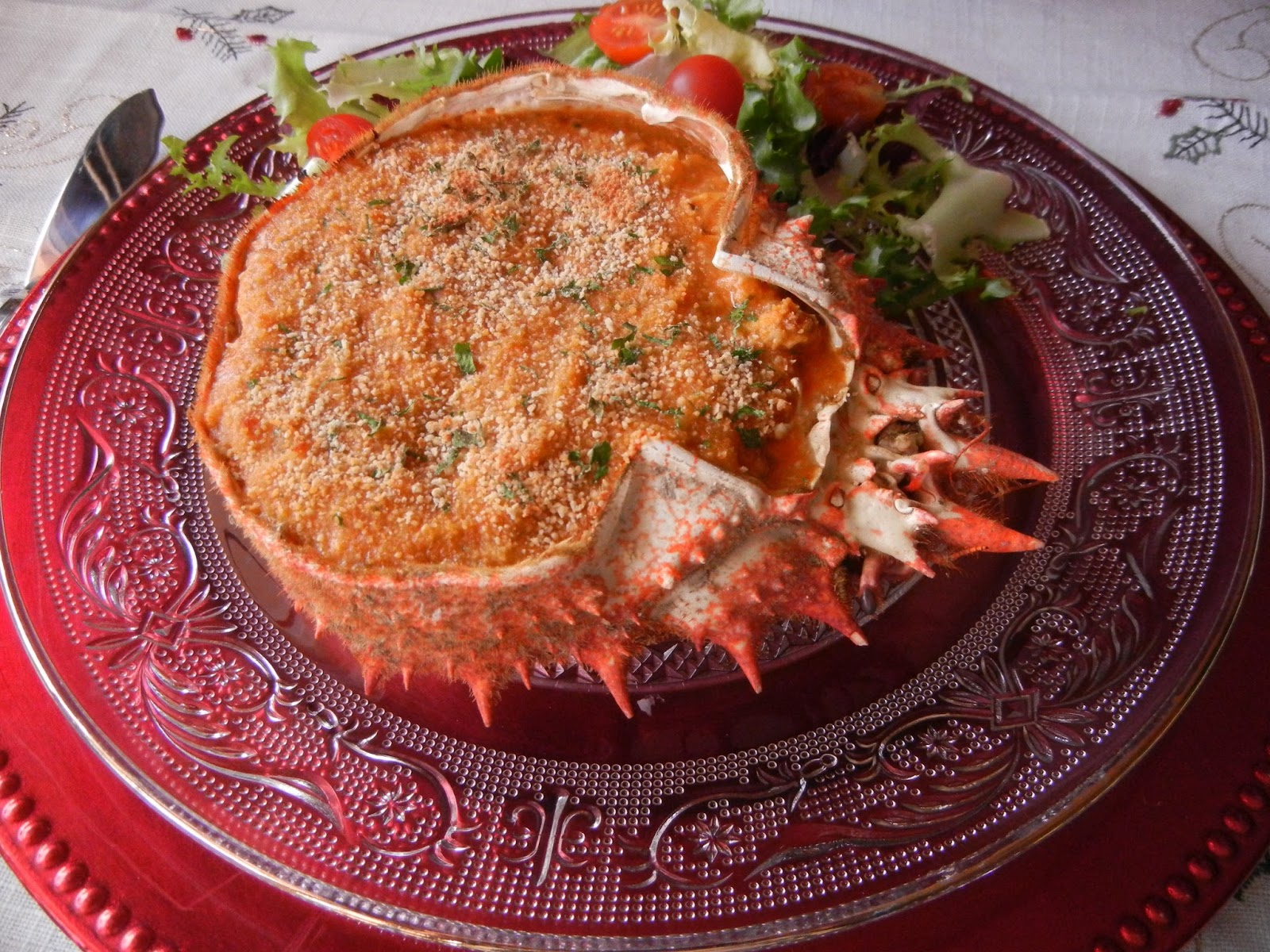 Los fogones de Alicia: CENTOLLO GRATINADO