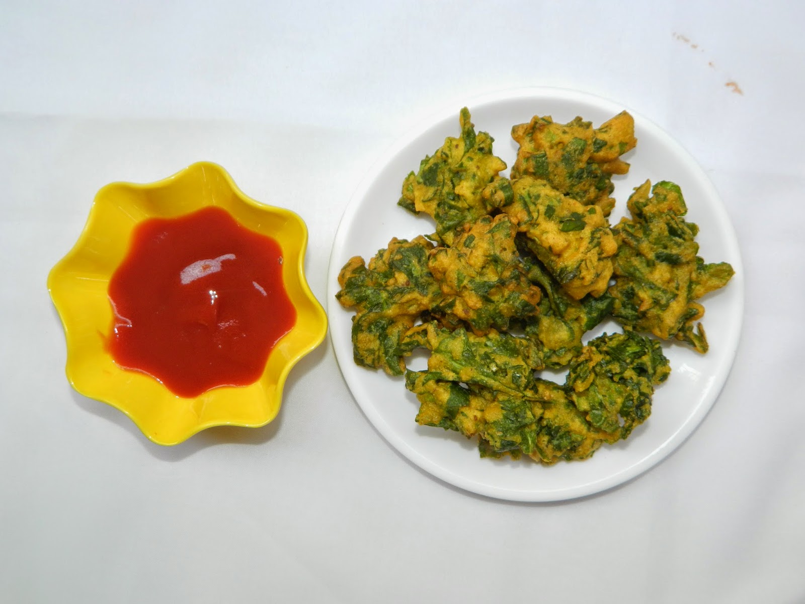 Sunita's Easy Cooking: Palak Pakoda