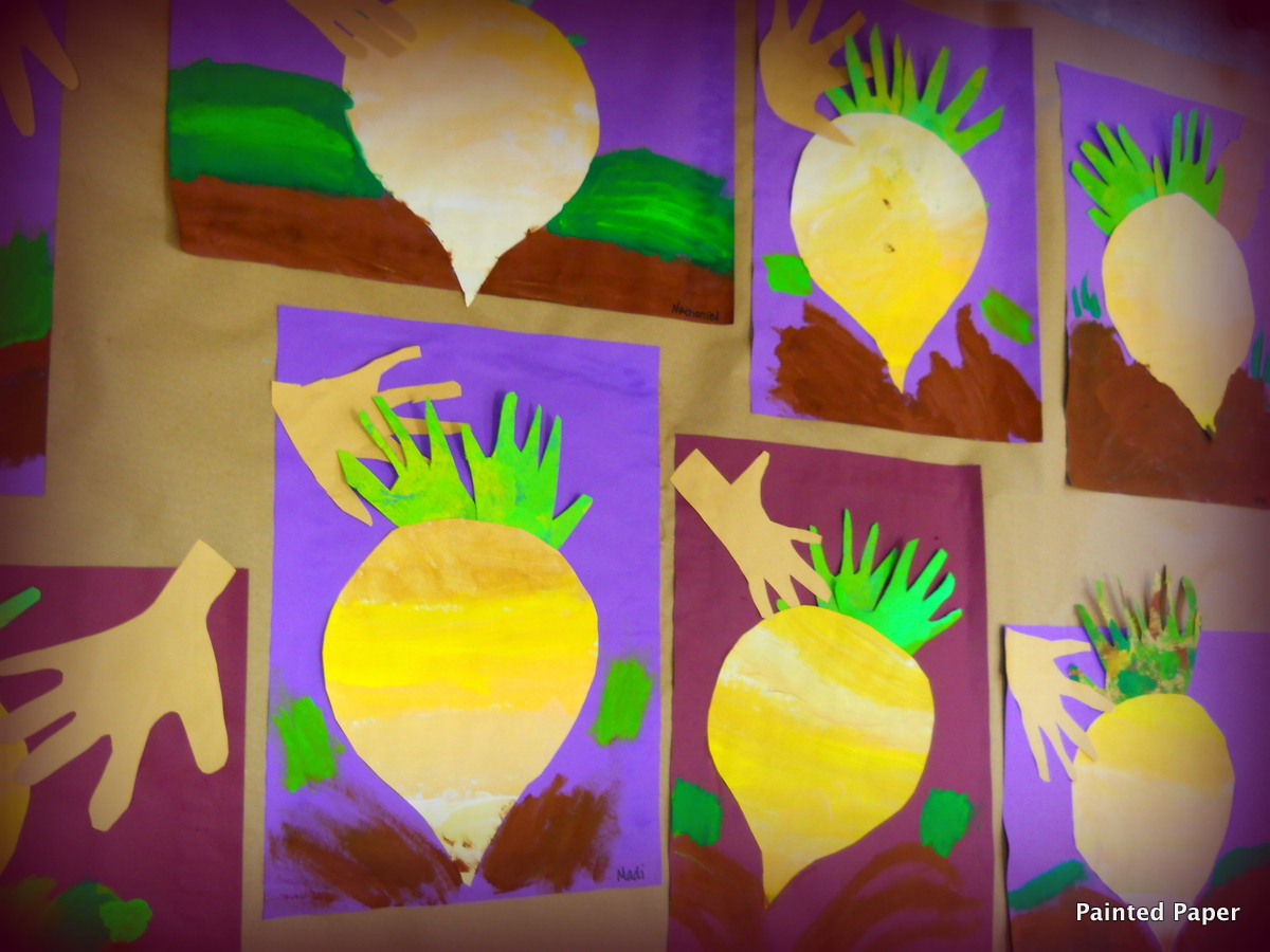 PAINTED PAPER | Painted paper, Turnip, Farm activities