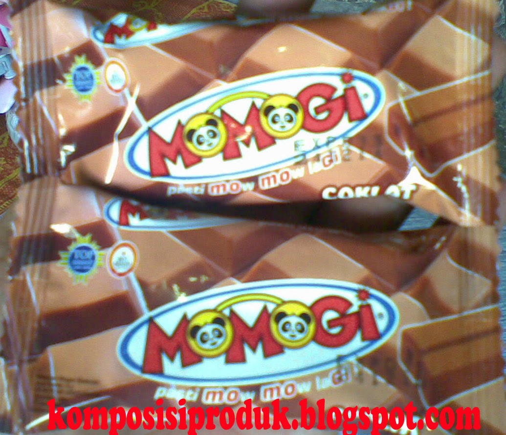 Momogi Coklat 8 Gram - Komposisi Produk