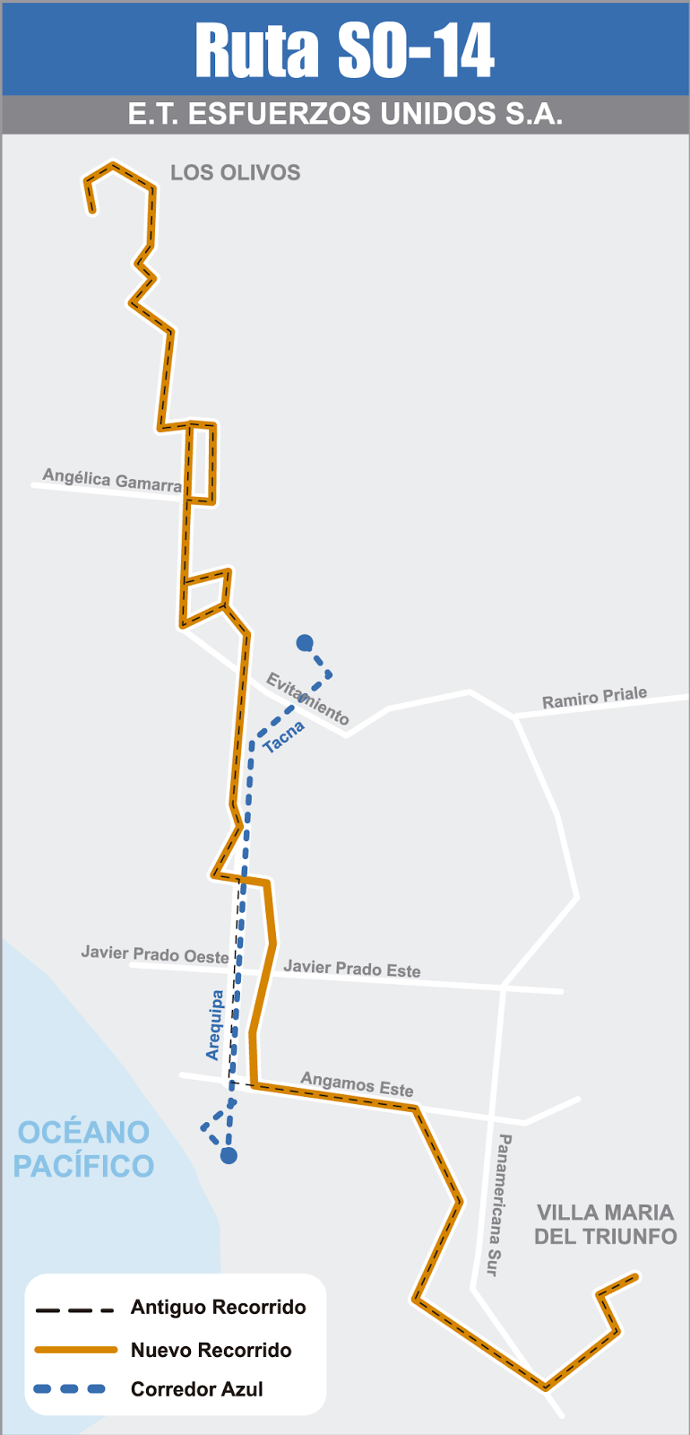 SO14 E.T. ESFUERZOS UNIDOS S.A. - Transporte en Lima Metropolitana