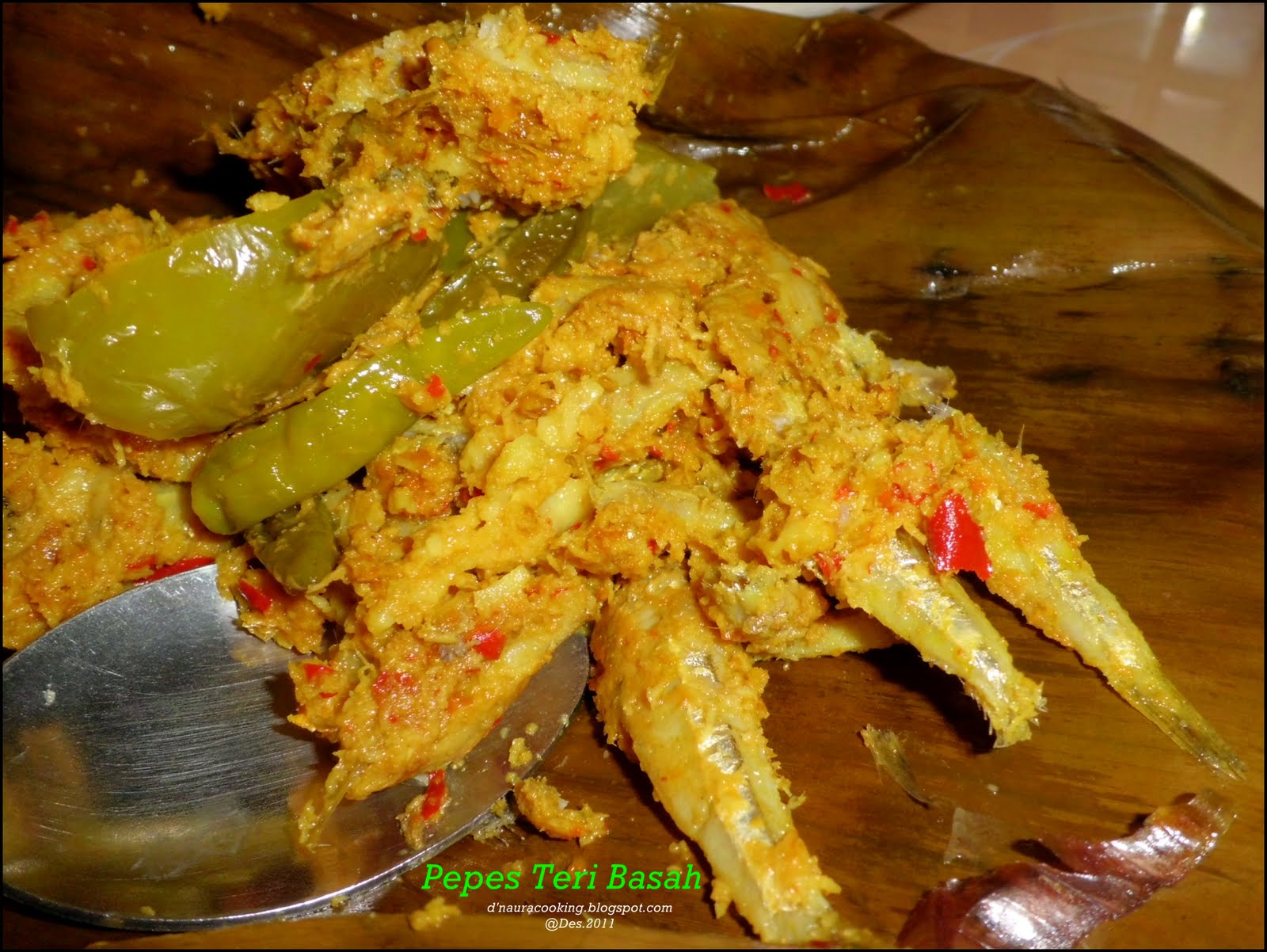 D'naura Natural Cooking: Pepes Teri Basah