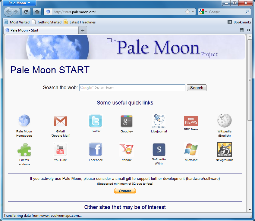Pale Moon Browser PMB - BIGGI SOFT