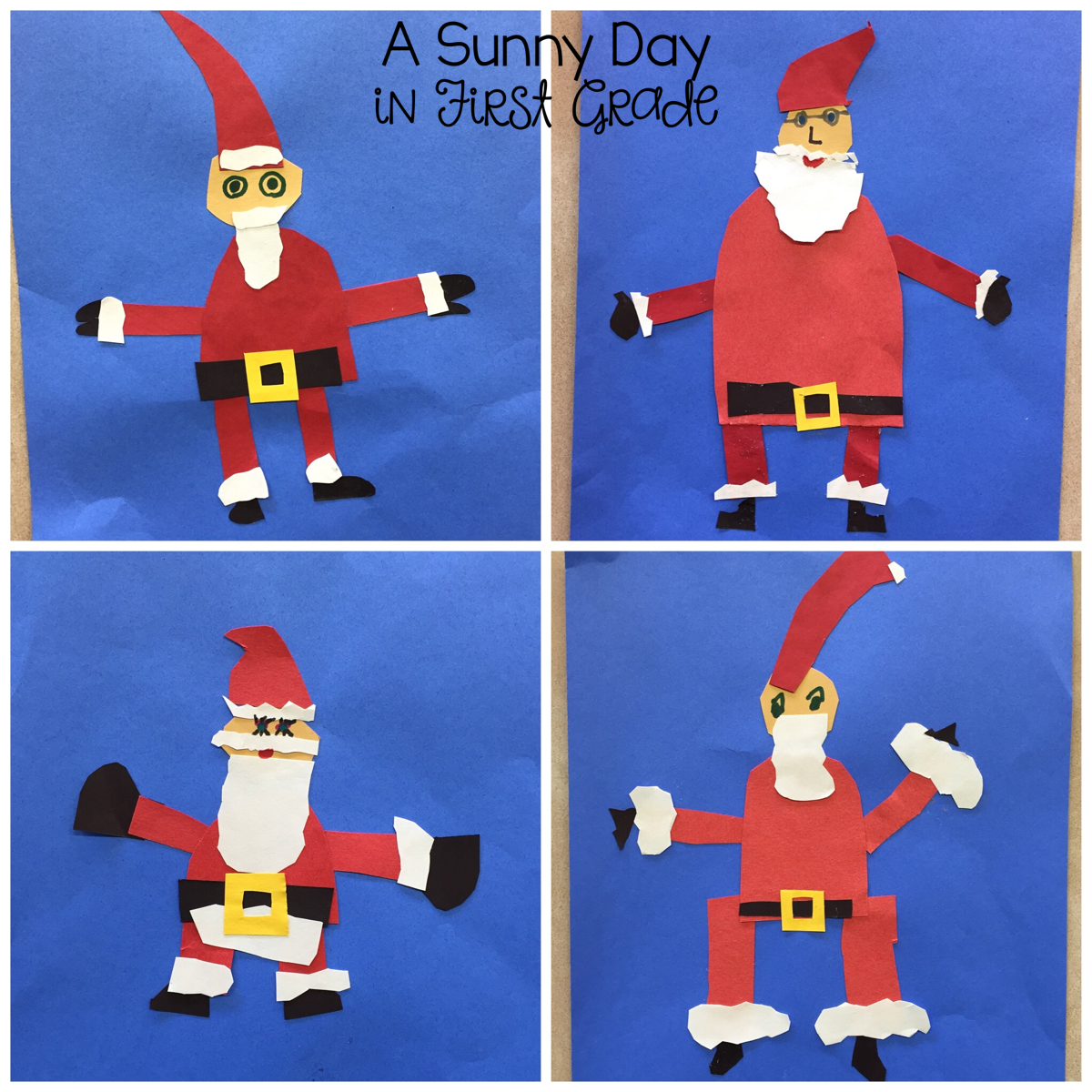 Santa Craft (freebie) | A Sunny Day in First Grade