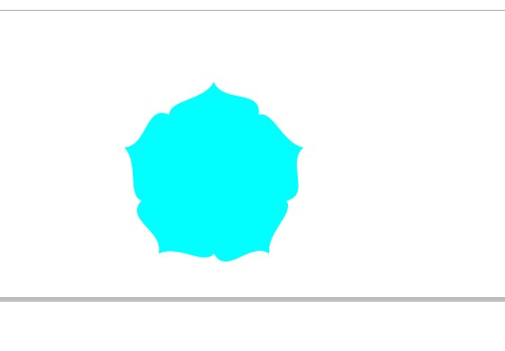 Membuat Segi Lima Berpola Bunga dengan CorelDraw - Crystiana May Sari