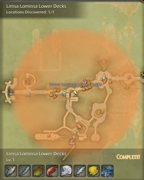 Final Fantasy 14 Fishing Spot Maps & Locations - Video Games ...