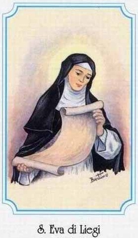 Madre Nuestra: Santa Eva ,monja de claustro.Siglo XIII