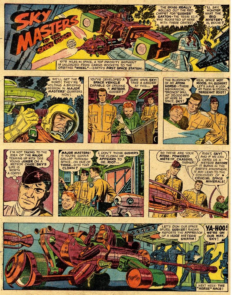 Cap'n's Comics: Some Sky Masters Sunday Funnies by Jack Kirby and Wally ...