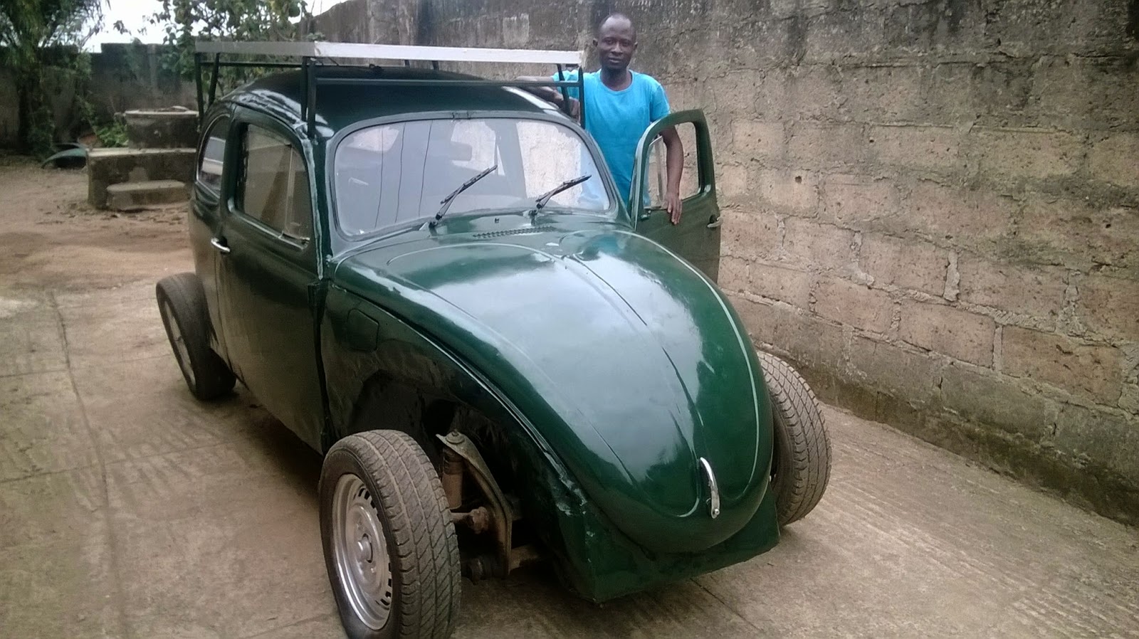 Nigerian Undergraduate Builds a Wind and Solar Powered Car From Scraps ...