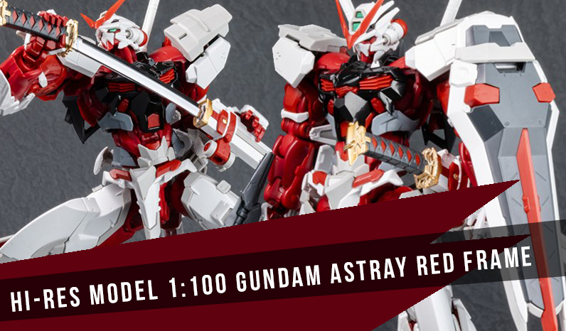 HiRM 1/100 Gundam Astray Red Frame Sample Images by Dengeki Hobby