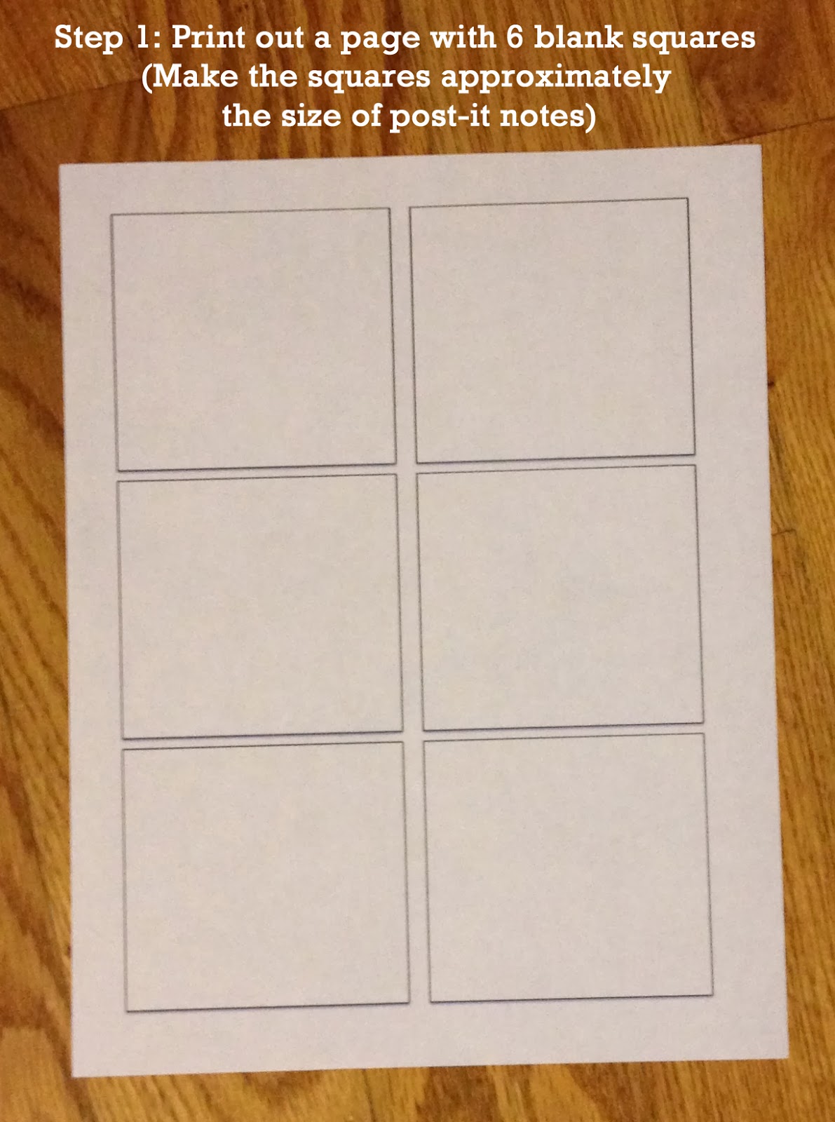 Craft Guide: Study Tip: Print on Post it Notes