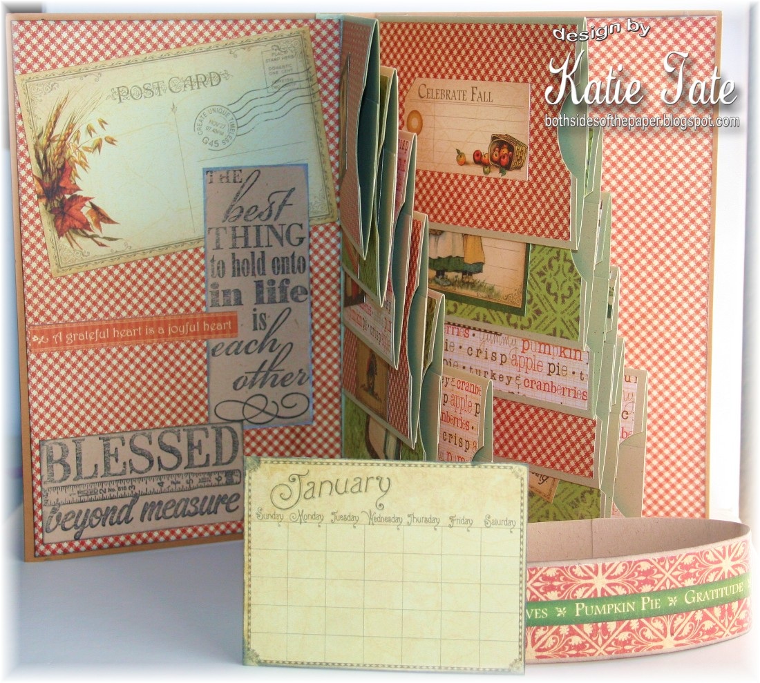 Both Sides of the Paper: Giving Thanks Mini Album with Tutorial