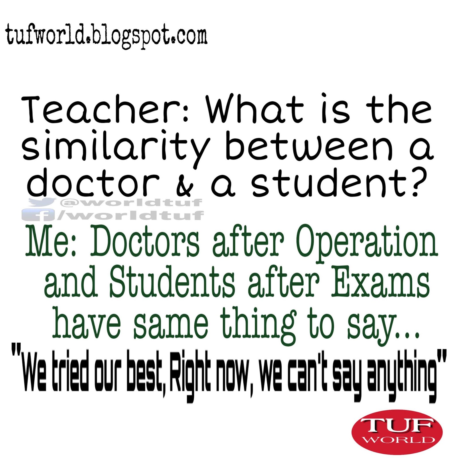 The Ultimate Fun World: Doctor vs Student