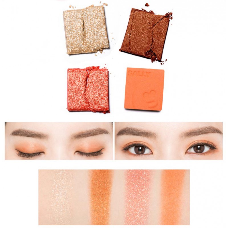 Missha - Line Friend's Sally Eye Color Studio Mini Palette Review ...