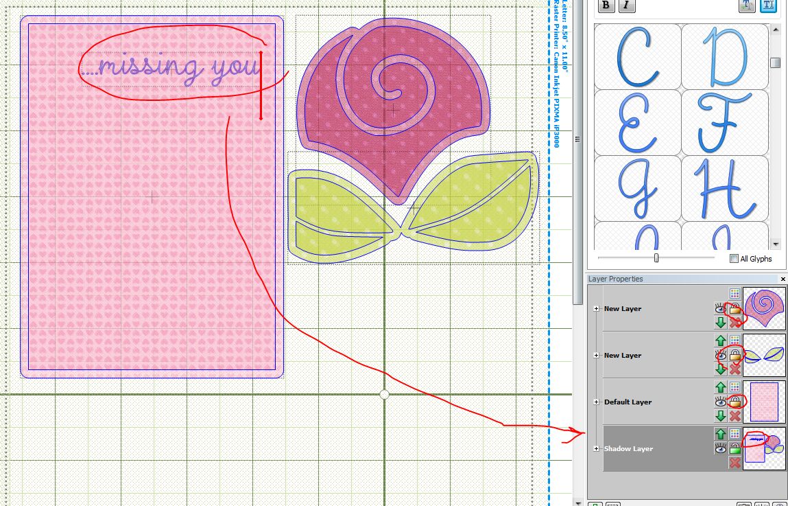 Paper crafting with Nelda: Tutorial - Card with Lettering Delights DB ...