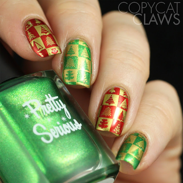 Copycat Claws: Last Minute Christmas Stamping