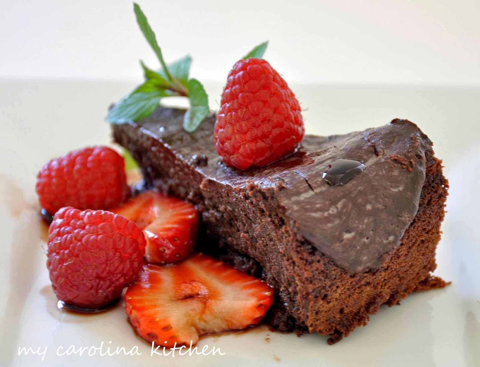 My Carolina Kitchen: Chocolate Cassis Cake to celebrate our 5th Blog ...